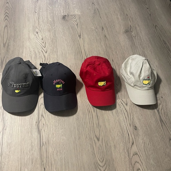 Masters | Accessories | Bundle Of Four Masters Hats | Poshmark